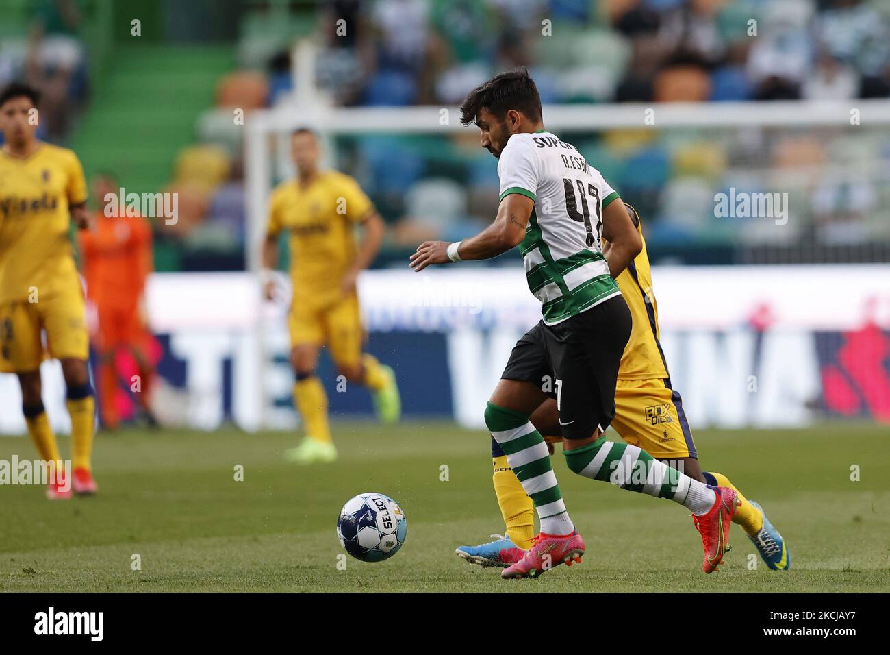 Ricardo Esgaio en action pendant le match de Liga BWIN entre Sporting ...