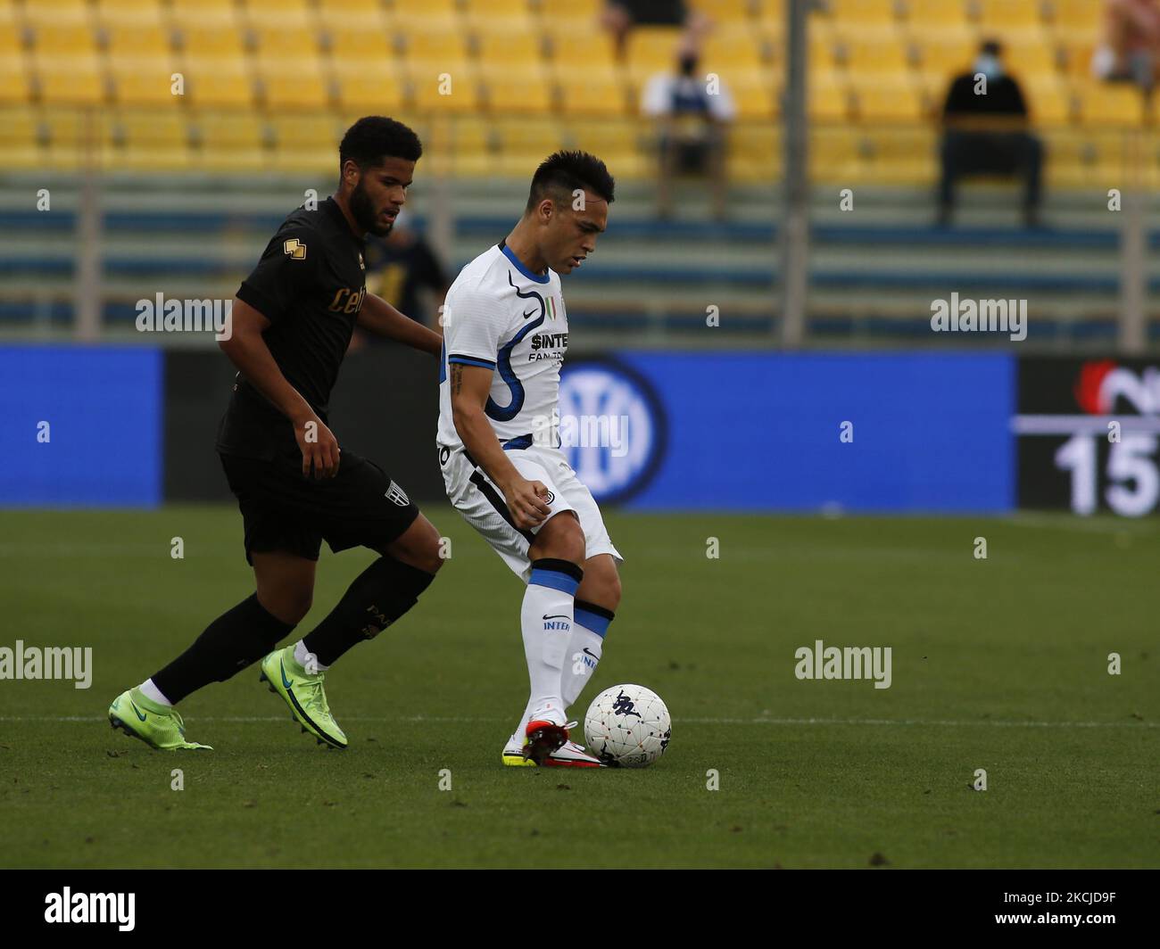 Lautaro Martínez lors du match d'avant-saison entre Parme Calcio et le ...