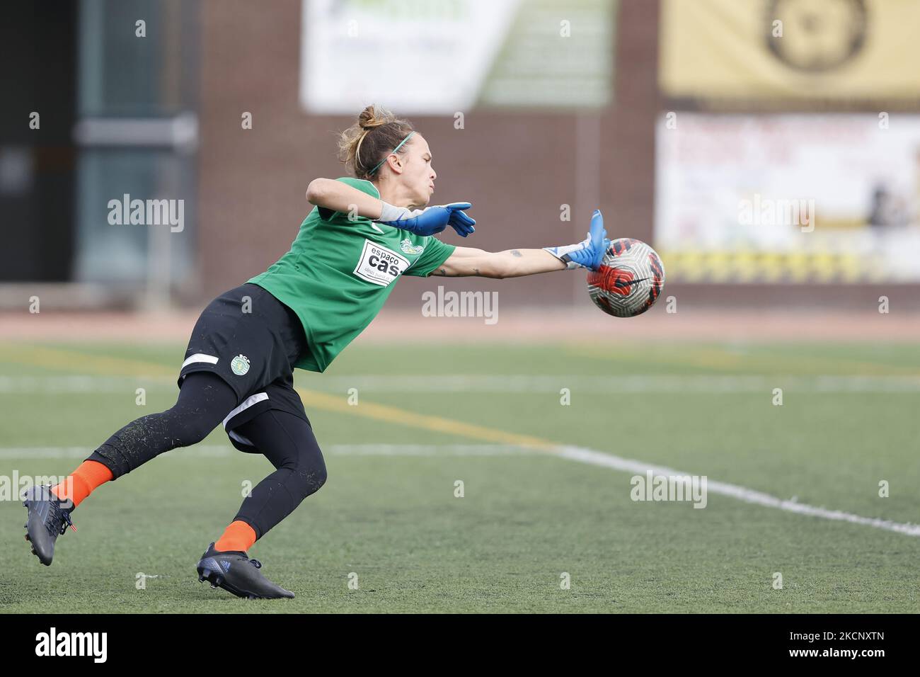 Doris Bacic s'échauffe pendant le match de la Ligue BPI entre SCU ...