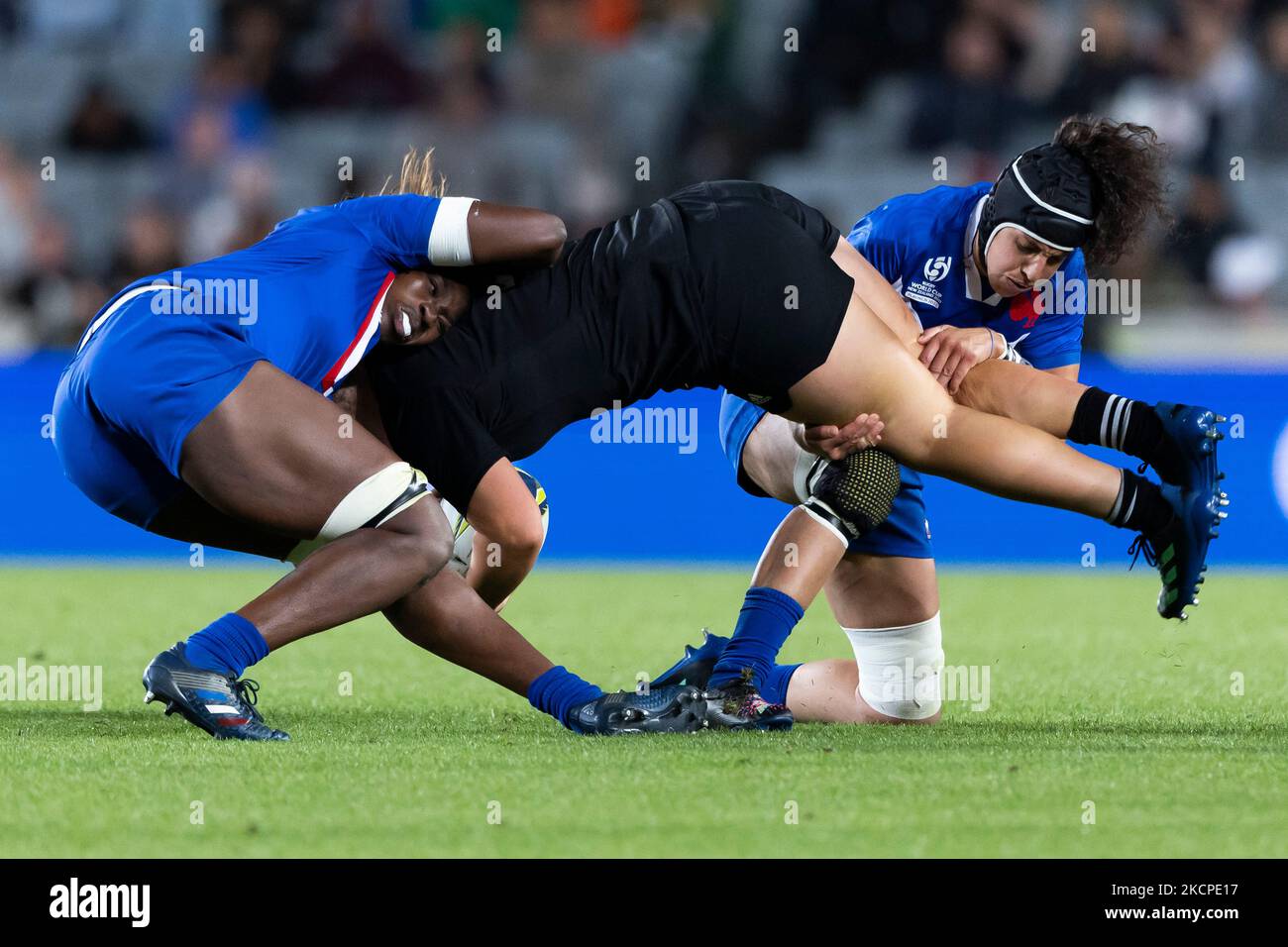 Georgia Ponsonby en Nouvelle-Zélande lors du match de demi-finale de la ...