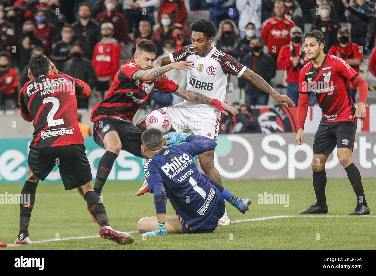 Athletico PR v Flamengo- coupe brésilienne 2021 demi-finale - 1st jambe ...