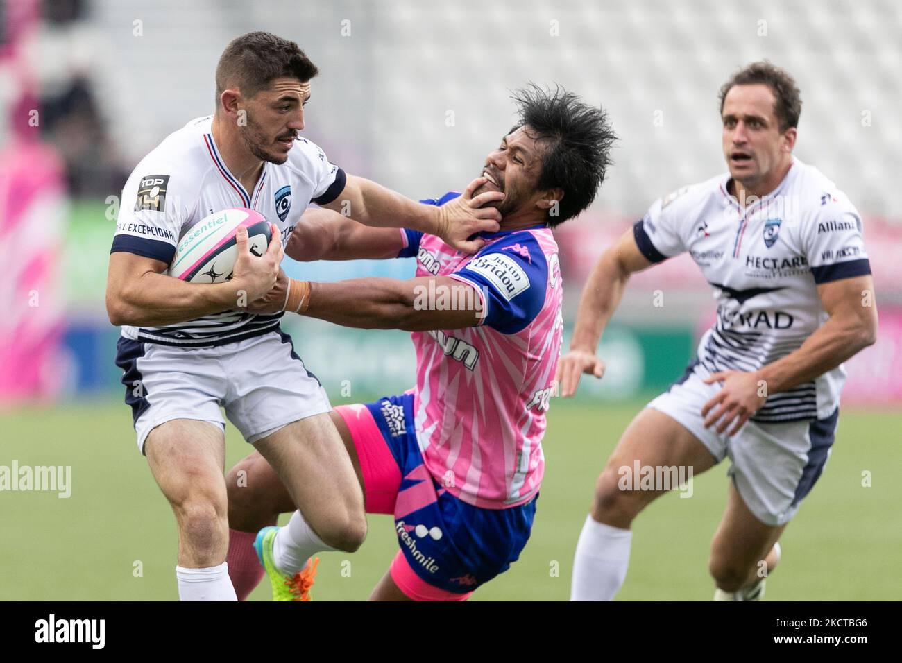 Anthony Bouthier de Montpellier Herault en action lors du match Top 14 ...