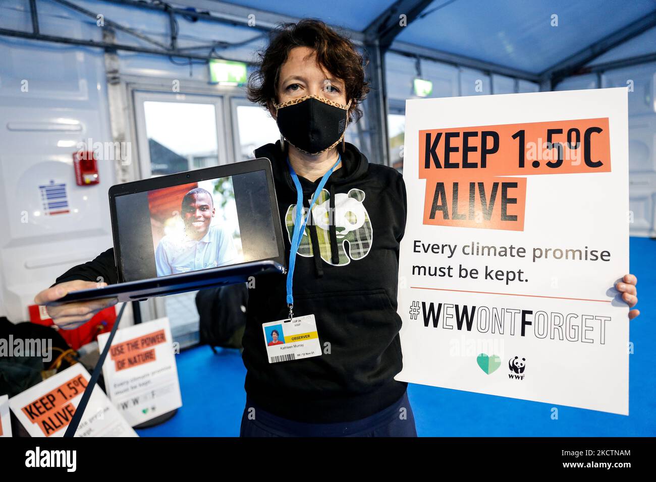 Le WWF organise une manifestation « We won ne Forget » sur le site COP26 - Campus écossais des ...
