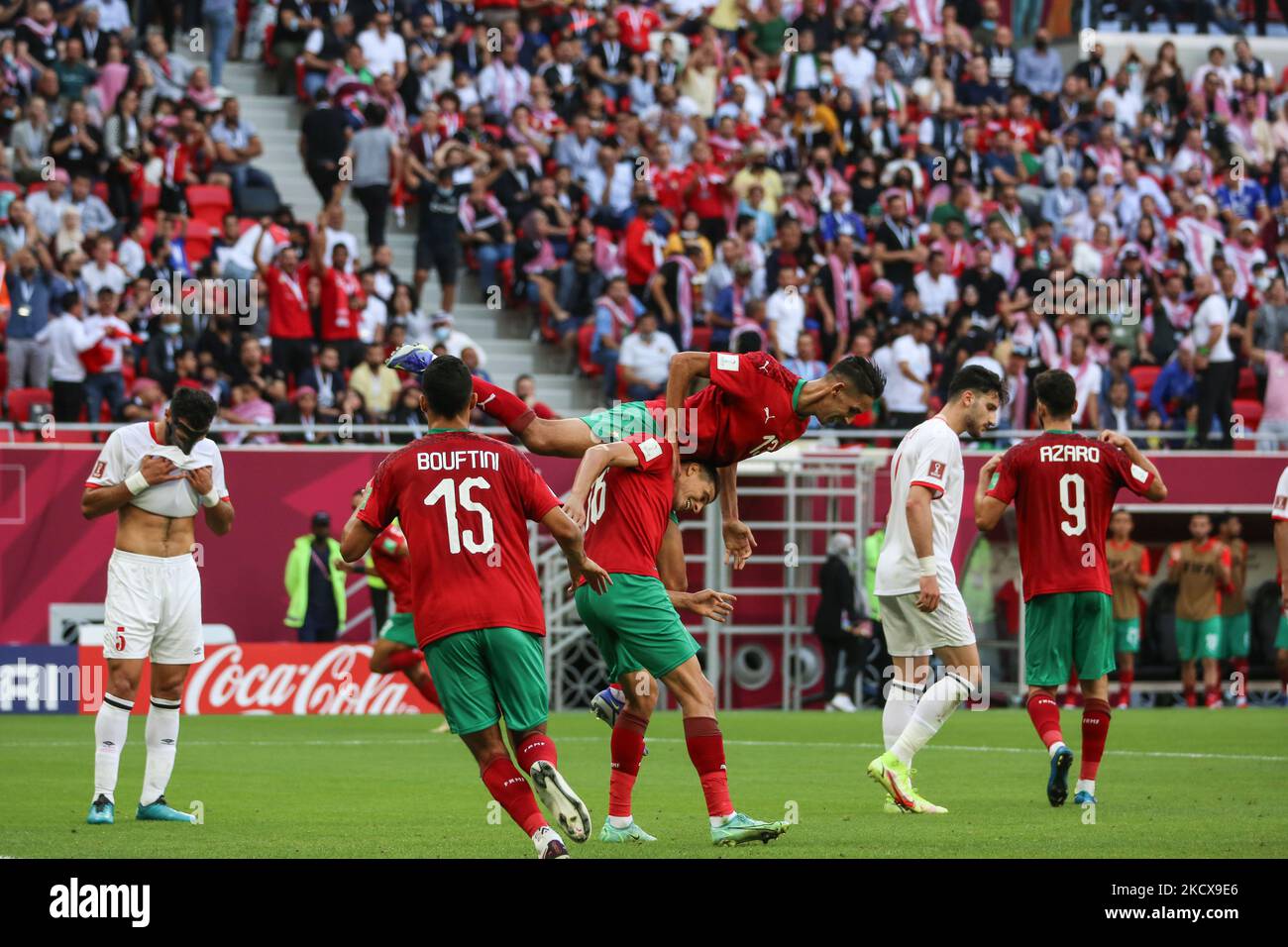 (13) BENOUN Badr , (16) Mohammed NAHIRI et (15) Soufiane BOUFTINI du ...