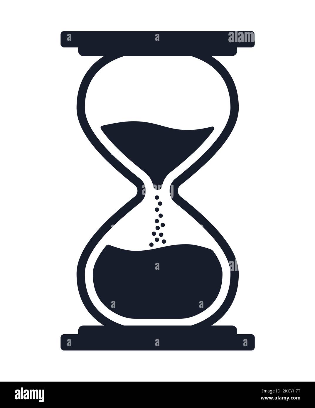 Icône de symbole sablier Banque de photographies et d’images à haute ...