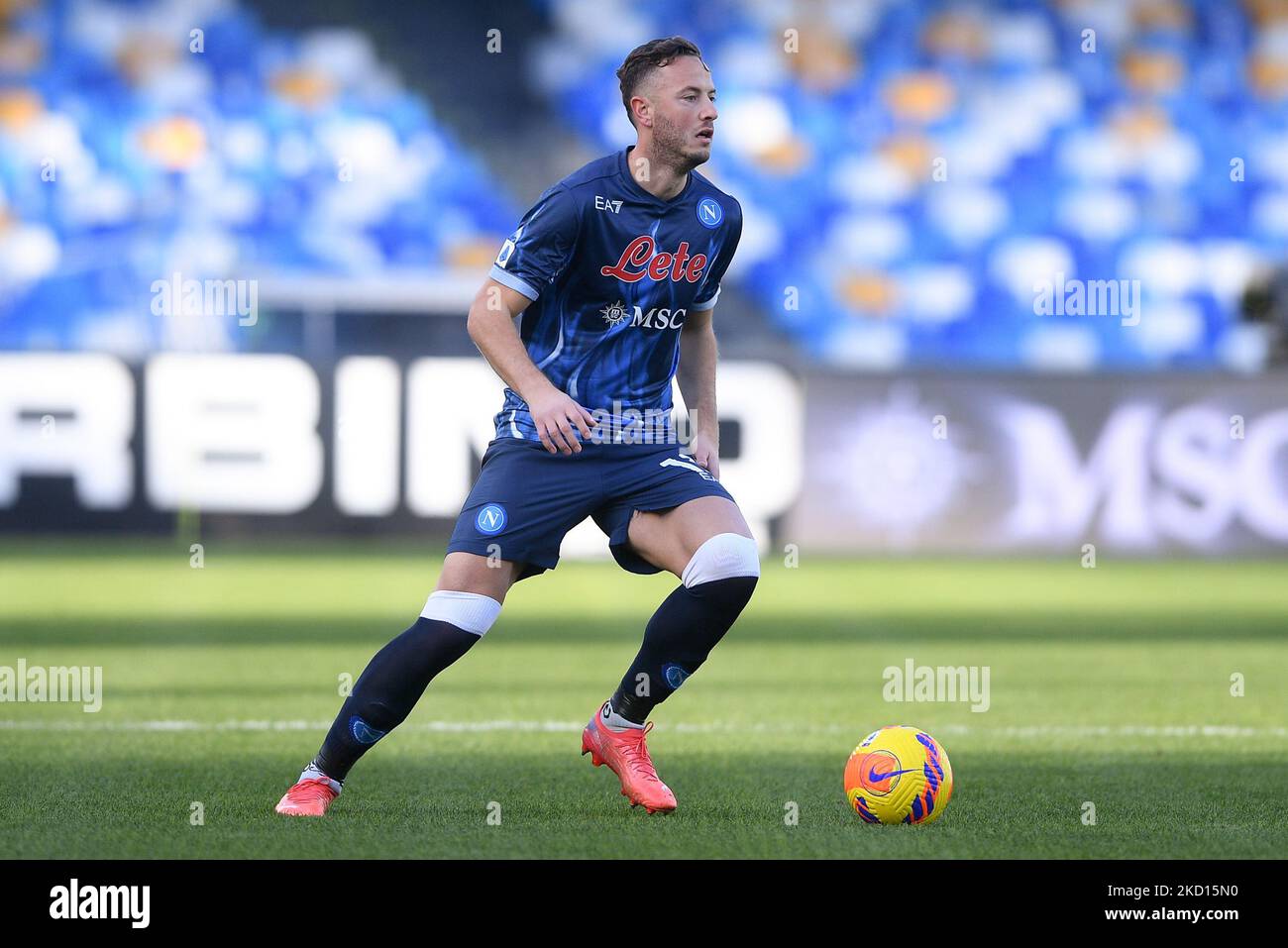 Amir Rrahmani de SSC Napoli pendant la série Un match entre SSC Napoli ...