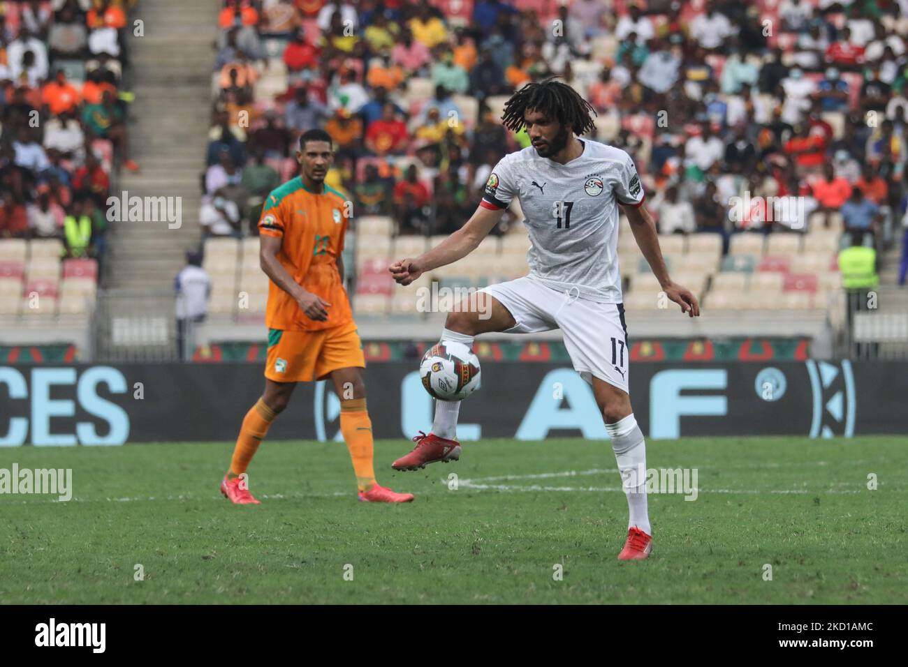 (17) Mohamed Elneny de l'équipe d'Egypte pendant la coupe d'Afrique des ...