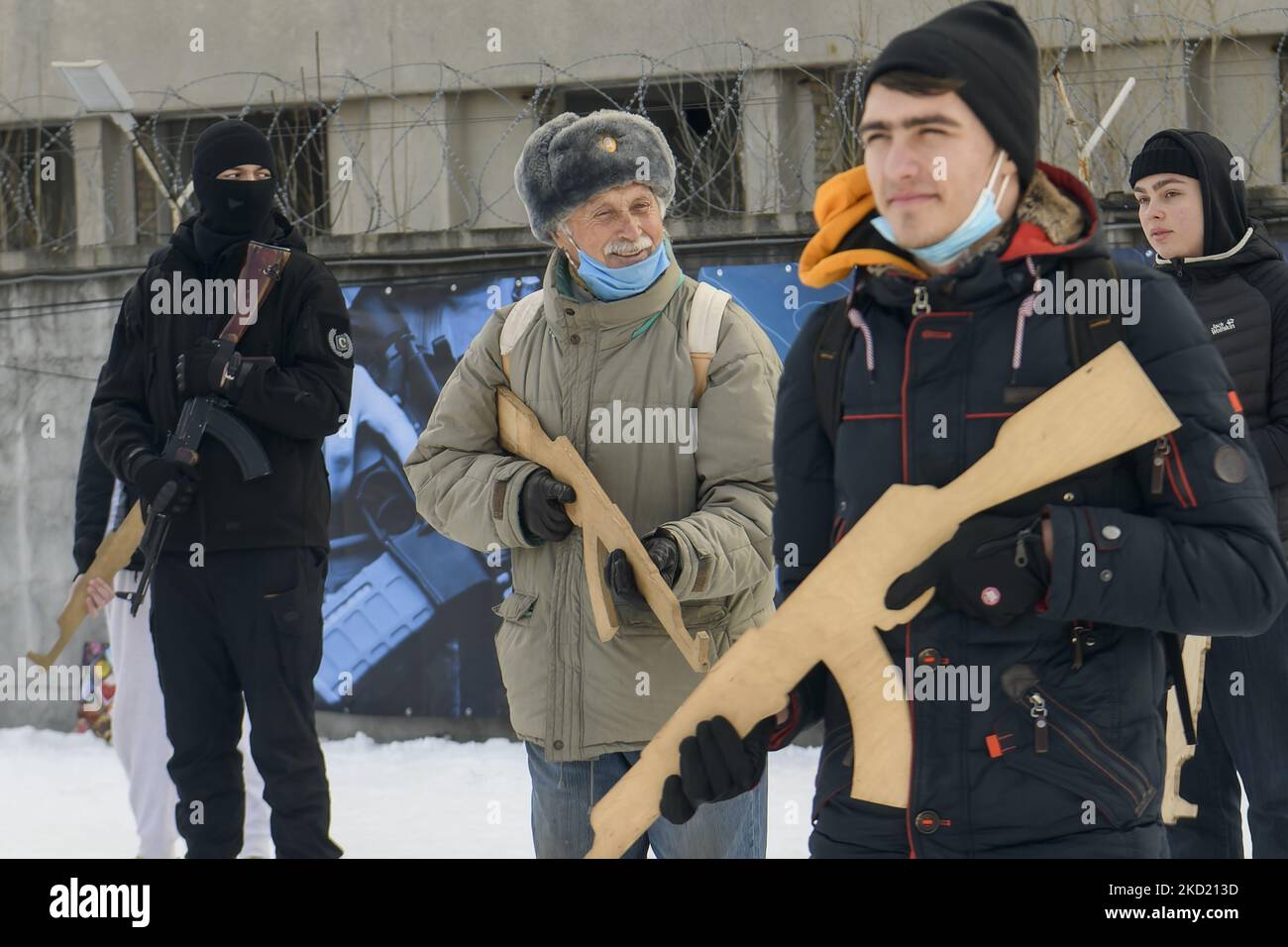 Bataillon azov de la garde nationale ukrainienne Banque de photographies et d’images à haute ...