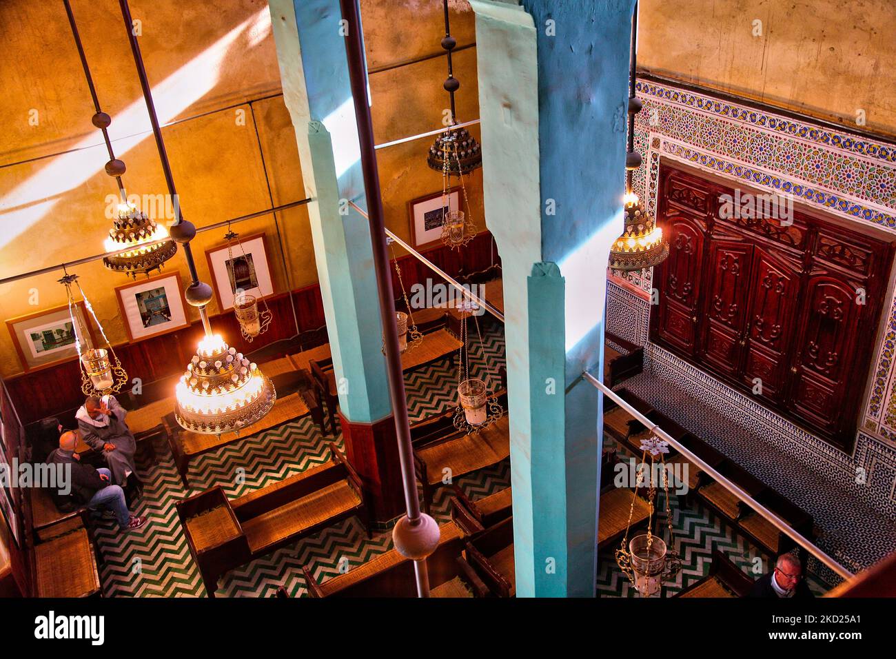 Vue de l'intérieur de la synagogue Ibn Danan (synagogue Aben Danan ...