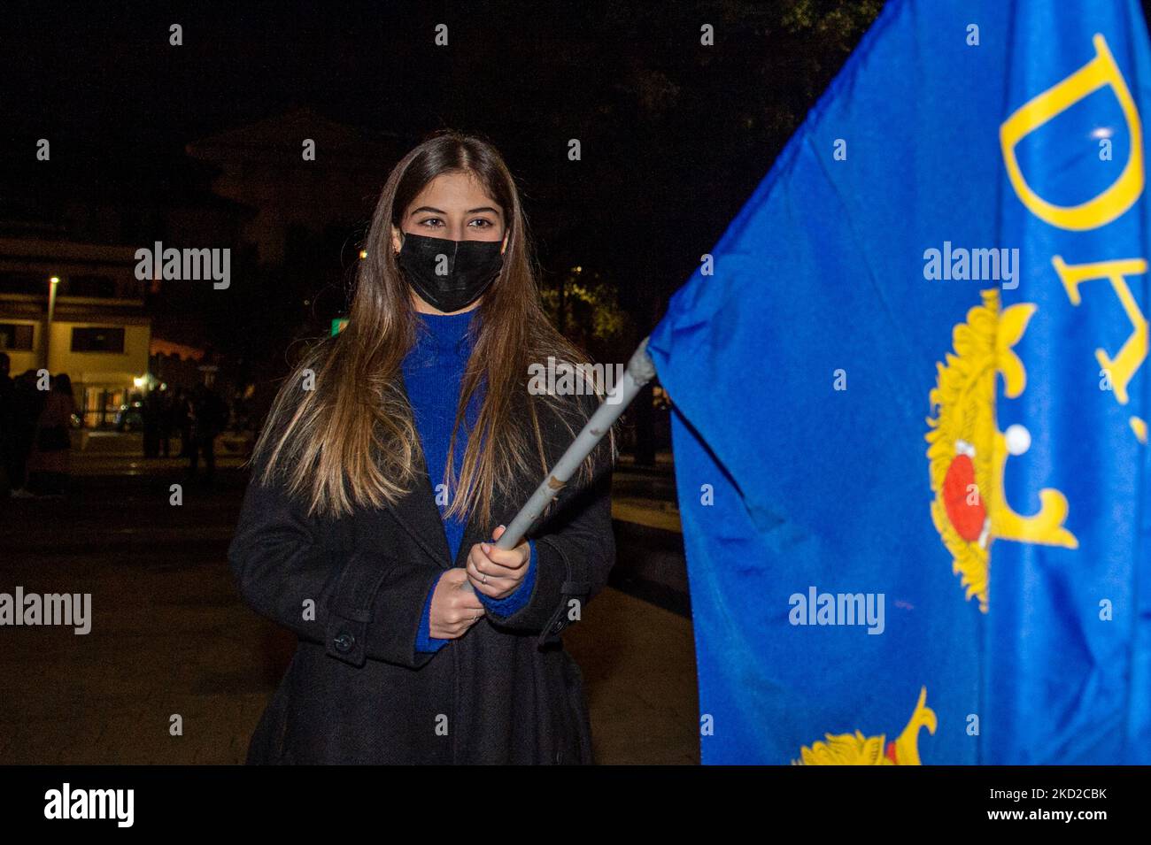 Procession torchlight à la mémoire des martyrs de Foibe, organisée par ...