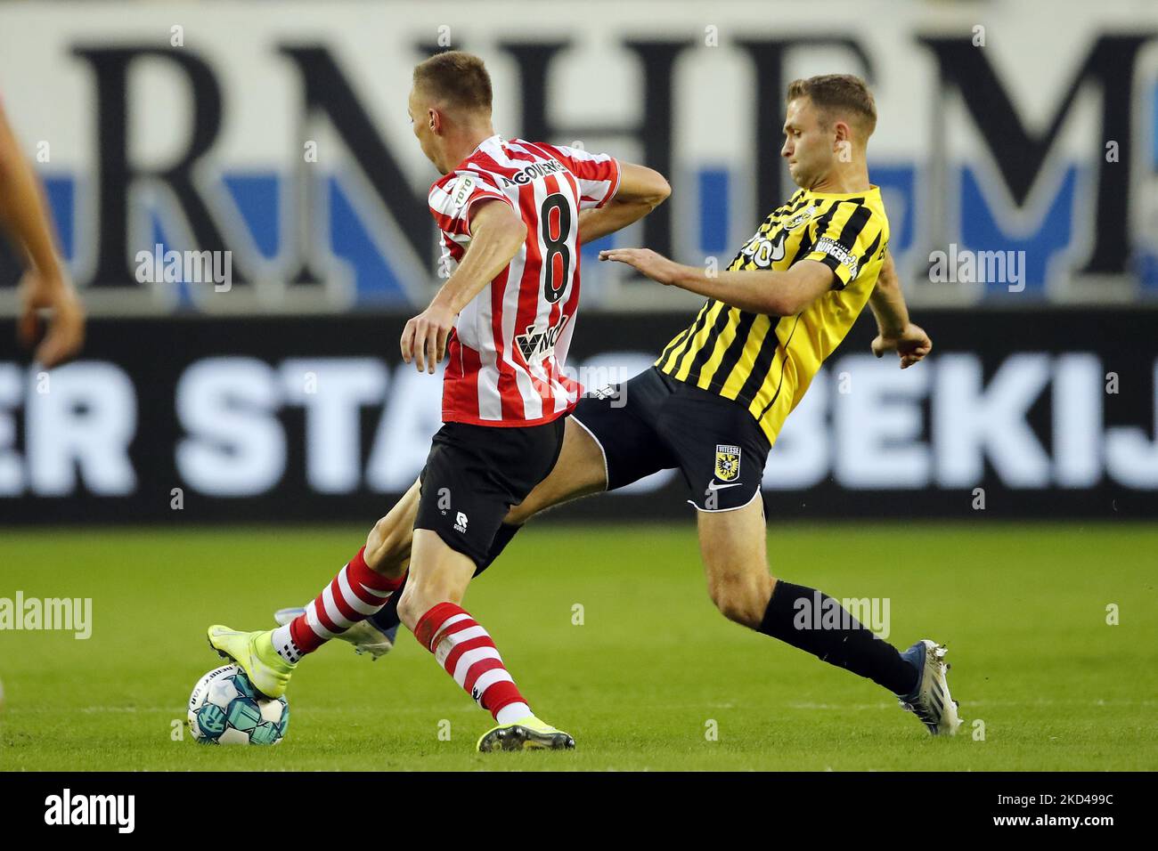 ARNHEM - (lr) Arno Verschueren de Sparta Rotterdam Sondre Tronstad de ...