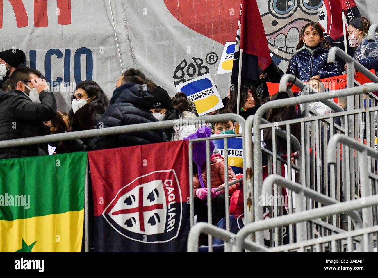 Curva Futura à la cadence à Ucraina pendant le football italien série ...