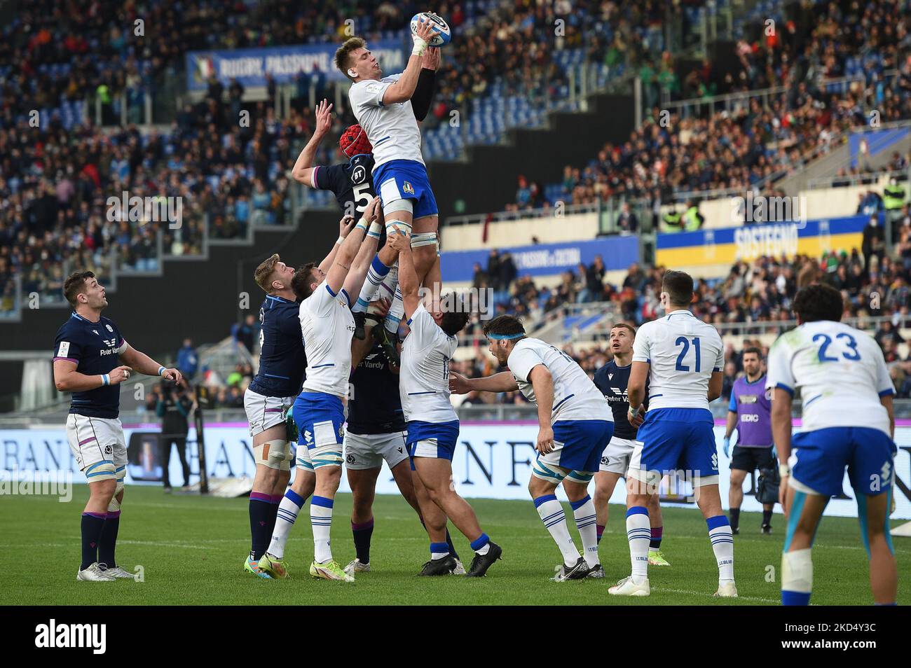 Federico ruzza six nations 2022 rugby Banque de photographies et d ...
