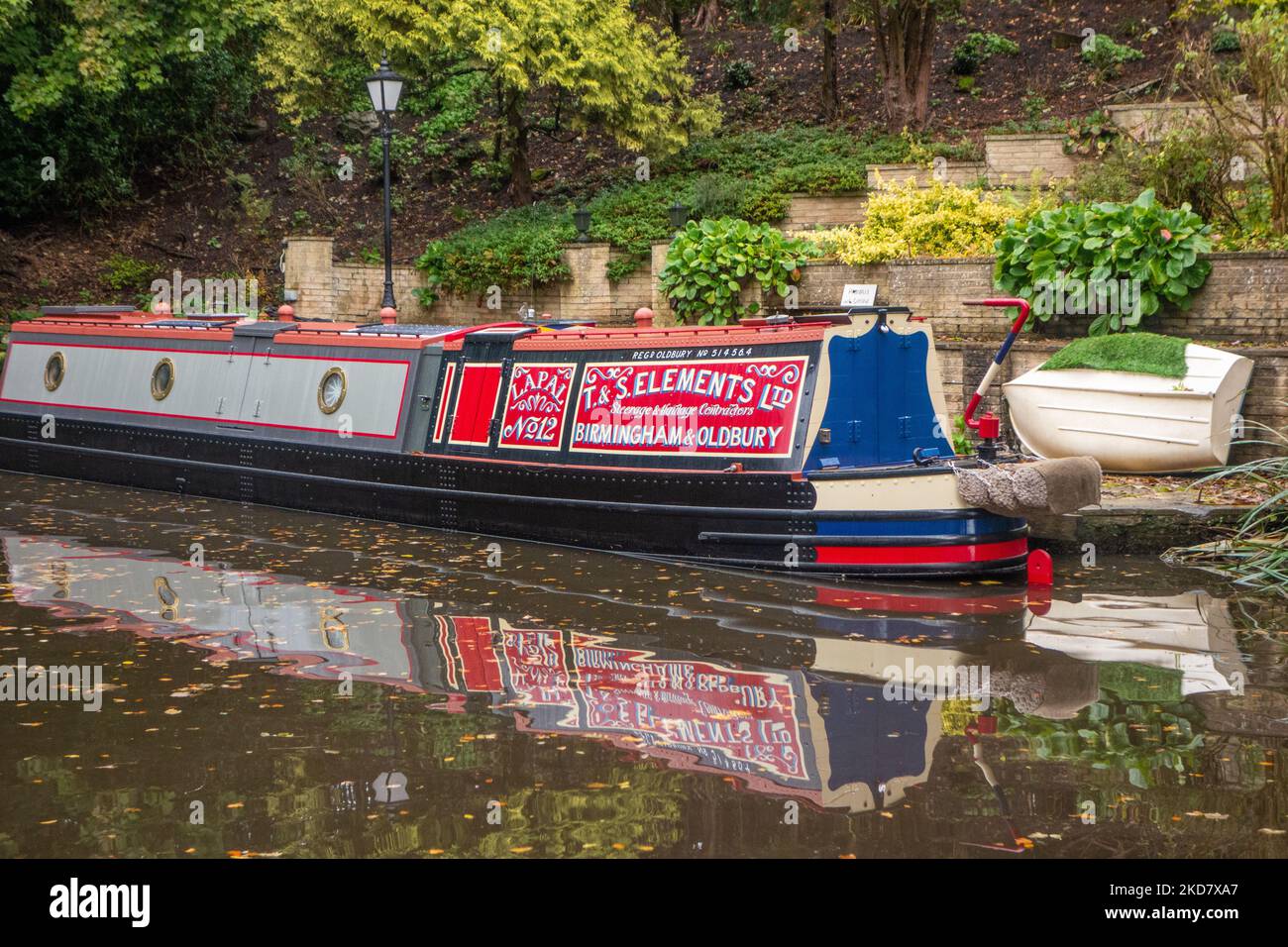 Ancien canal en activité, narrowboat Lapal était autrefois dû par le ...
