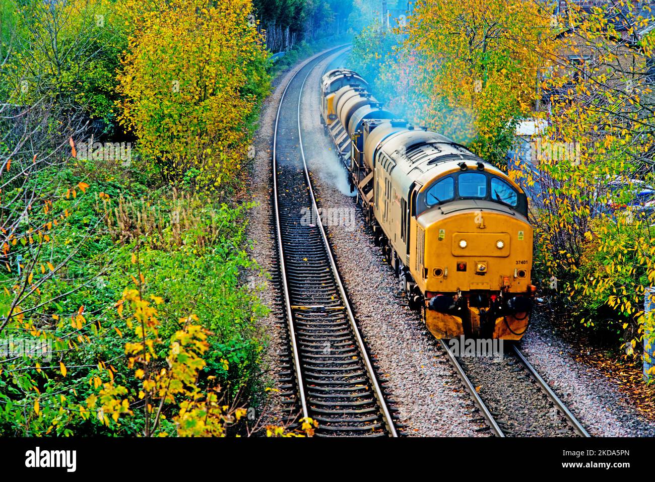 Rail head treatment train Banque de photographies et d’images à haute résolution - Alamy