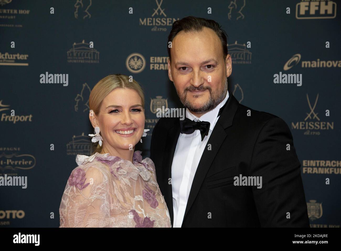 Jennifer KNAEBLE, avec son mari Felix MOESE, tapis rouge, spectacle de ...