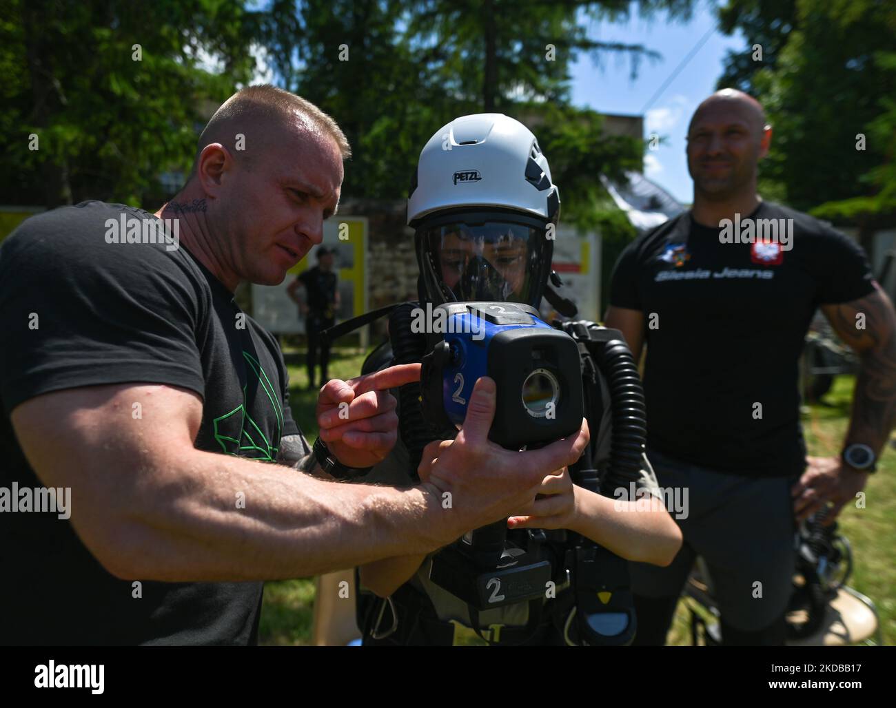 Polish fireman Banque de photographies et d’images à haute résolution ...