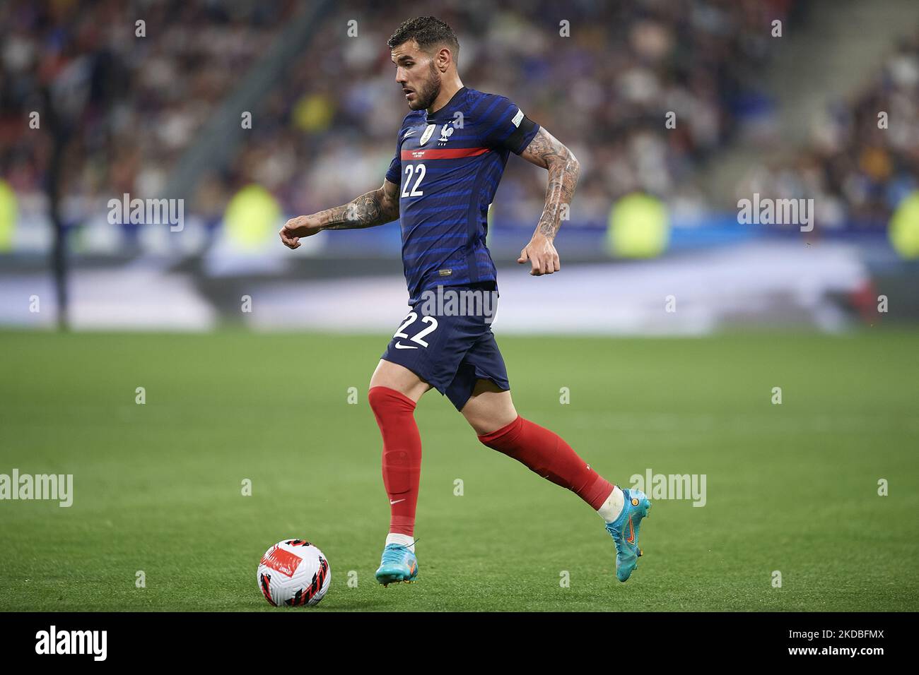 Theo Hernandez (AC Milan) de France en action pendant la Ligue des ...
