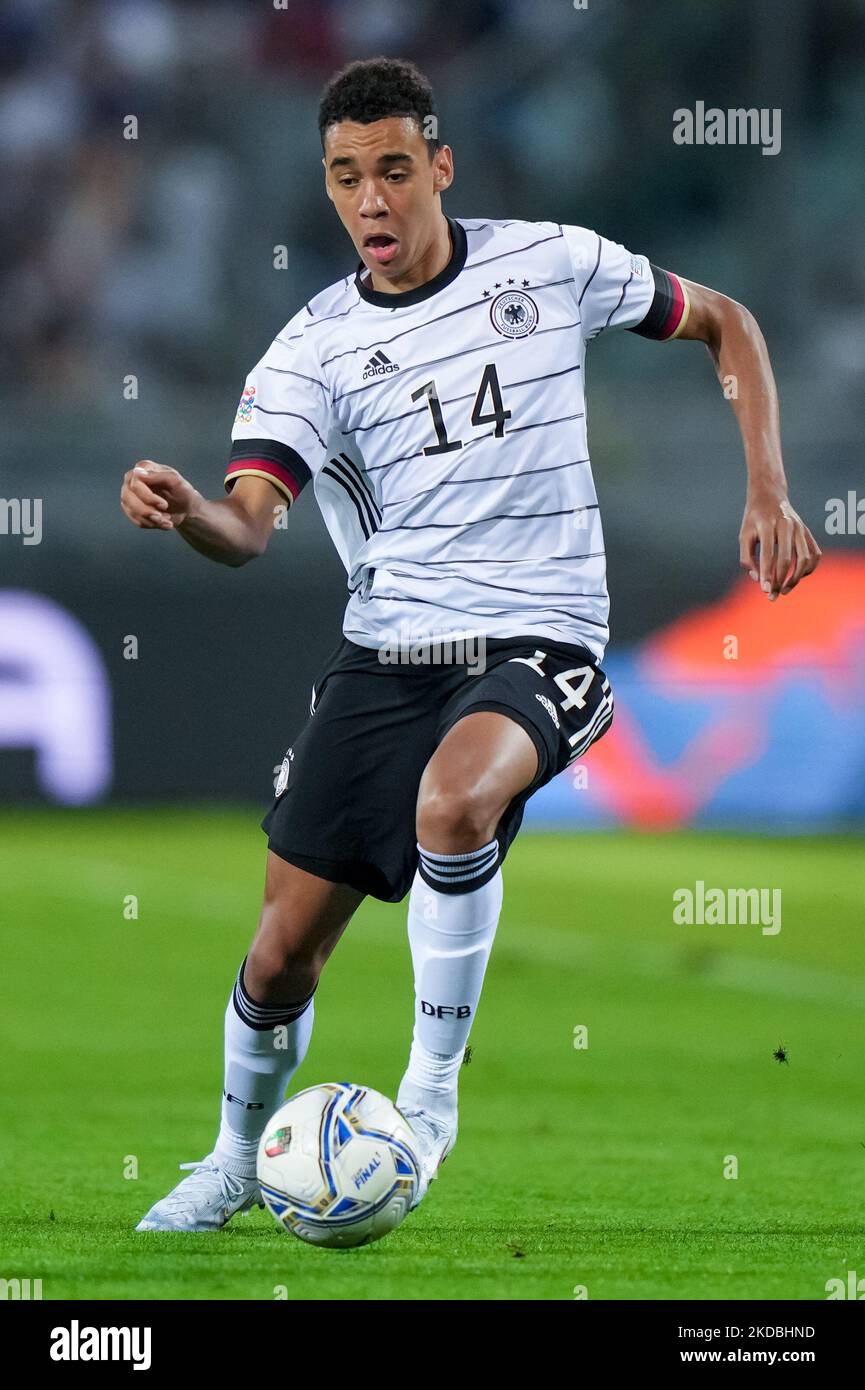 Jamal Musiala d'Allemagne lors du match de la Ligue des Nations de l ...