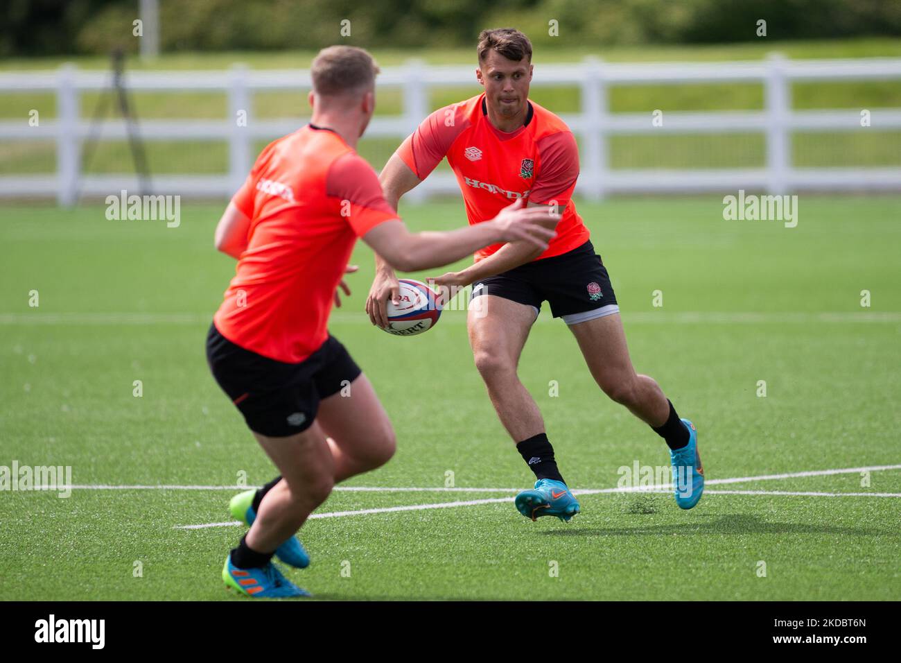 Angleterre Rugby Seb Atkinson lors de la session Angleterre Rugby sous ...