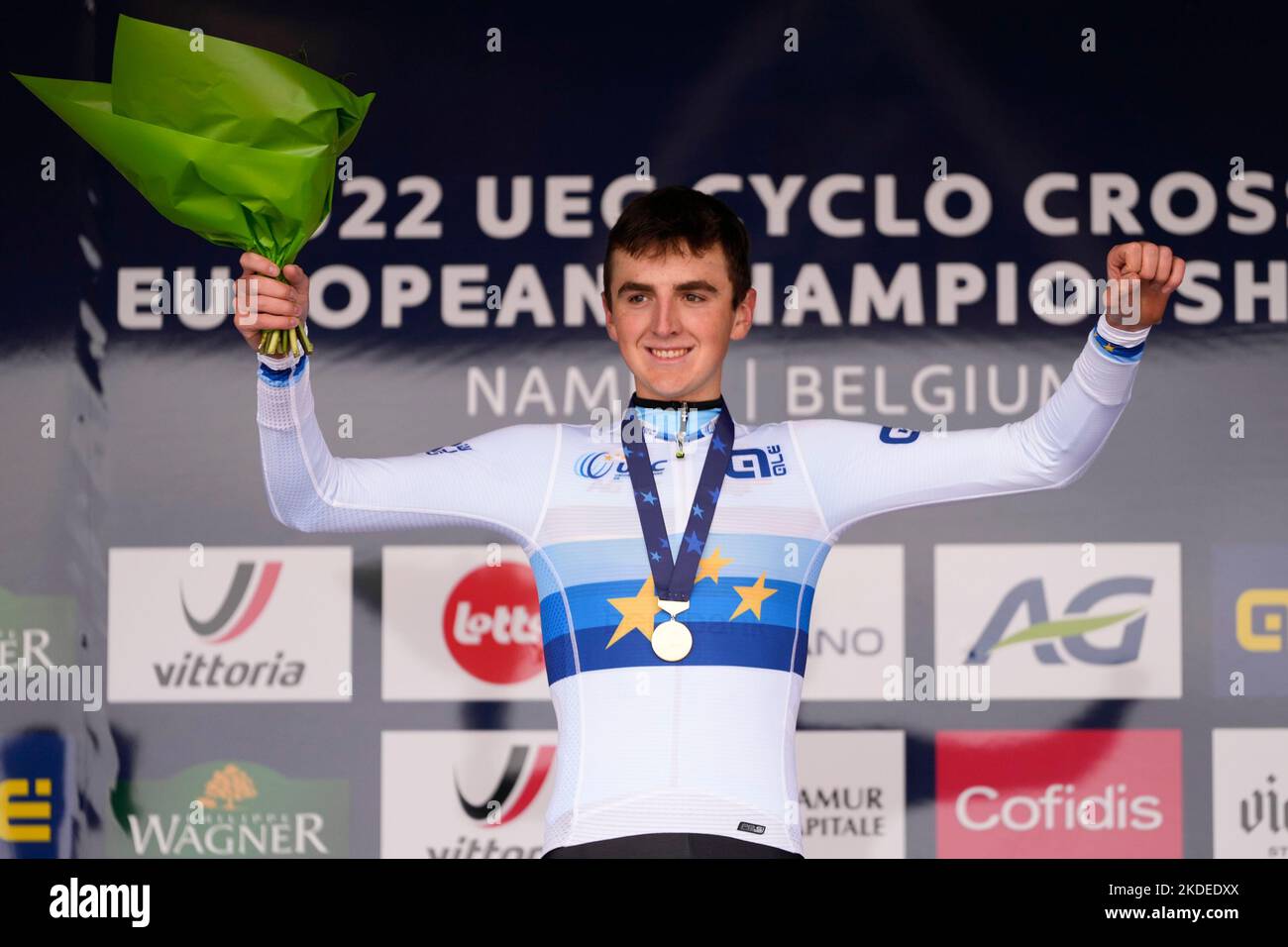 NAMUR, BELGIQUE - NOVEMBRE 5 : Emiel Veerstrynge de Belguim lors des ...