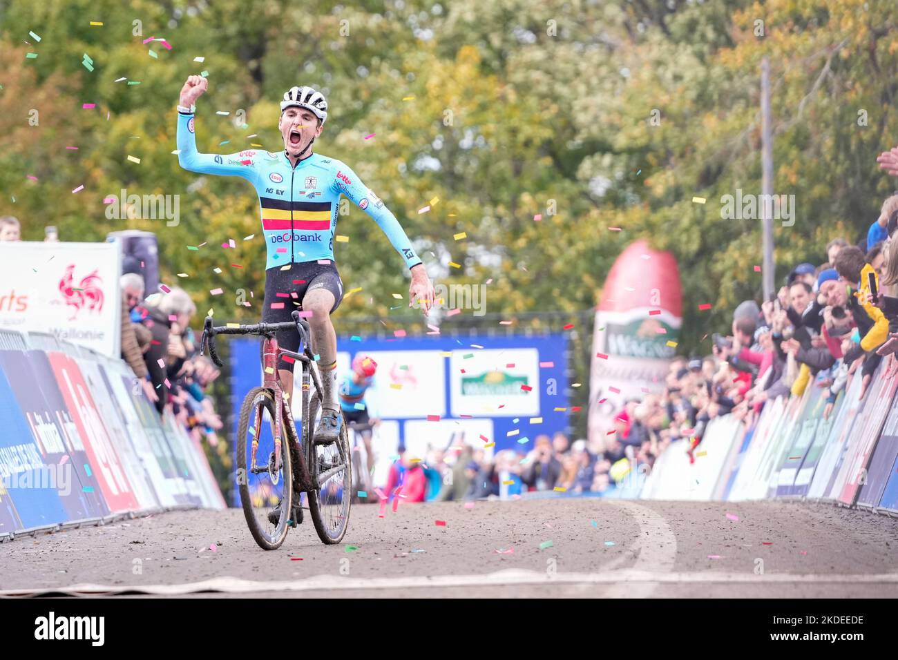 NAMUR, BELGIQUE - NOVEMBRE 5 : Emiel Veerstrynge de Belguim lors des ...