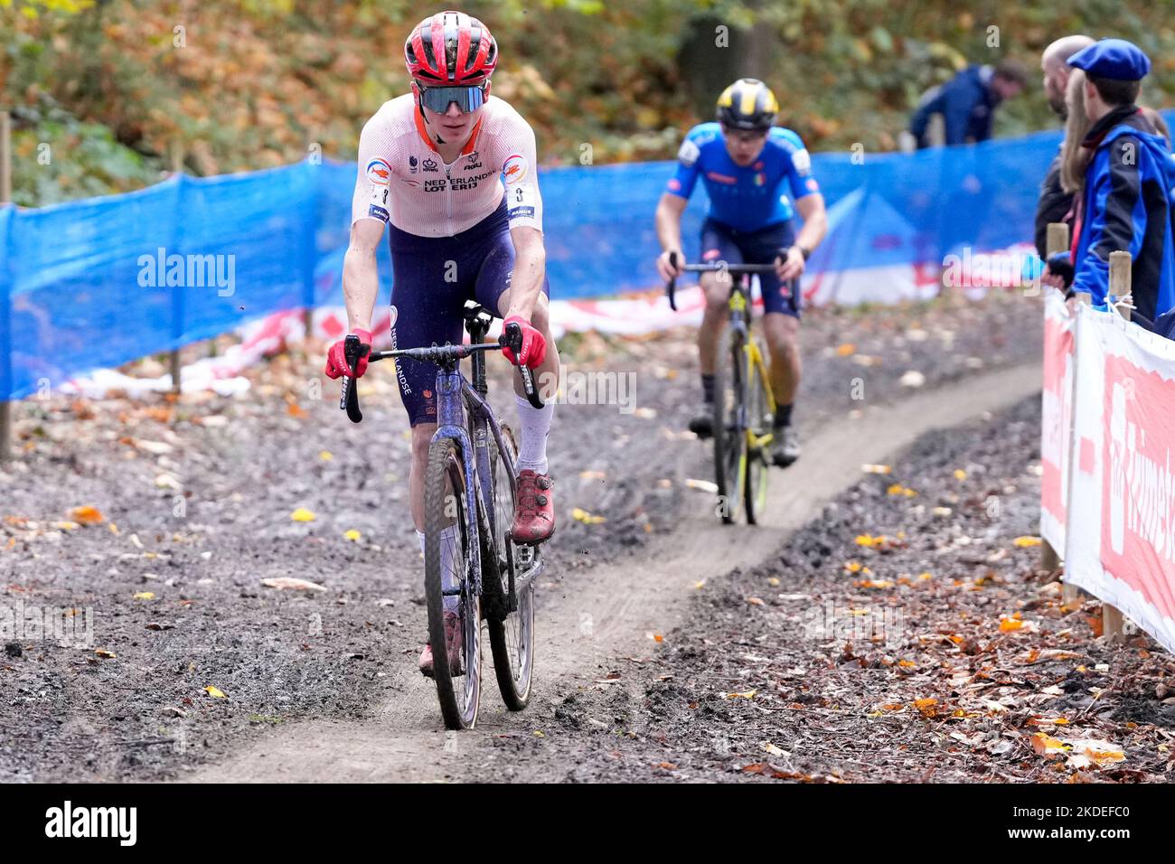 NAMUR, BELGIQUE - NOVEMBRE 5 : David Haverdings des pays-Bas pendant ...
