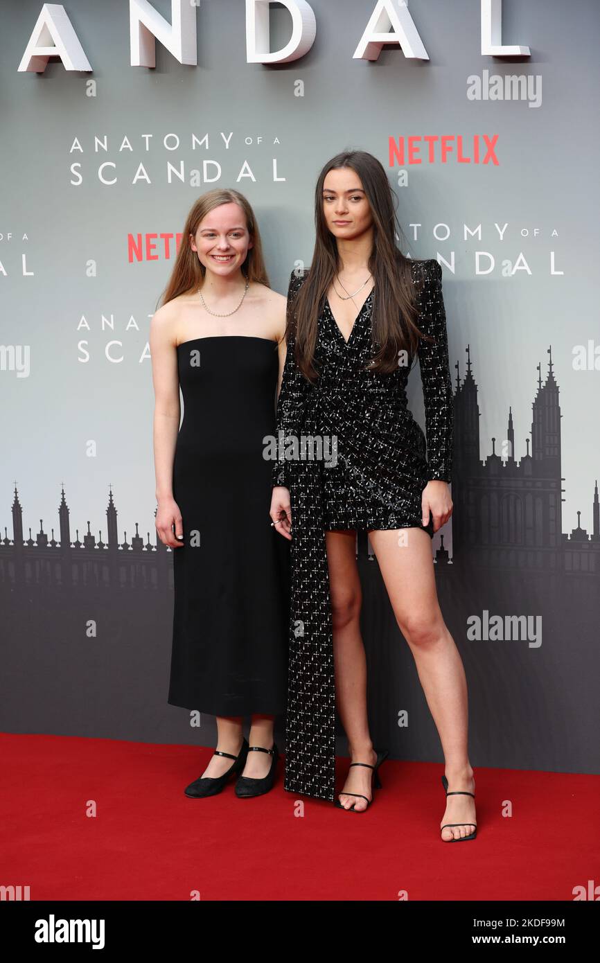 Ruby Granger participe à la première mondiale de 'Anatomie d'un scandale' au Curzon Mayfair à ...