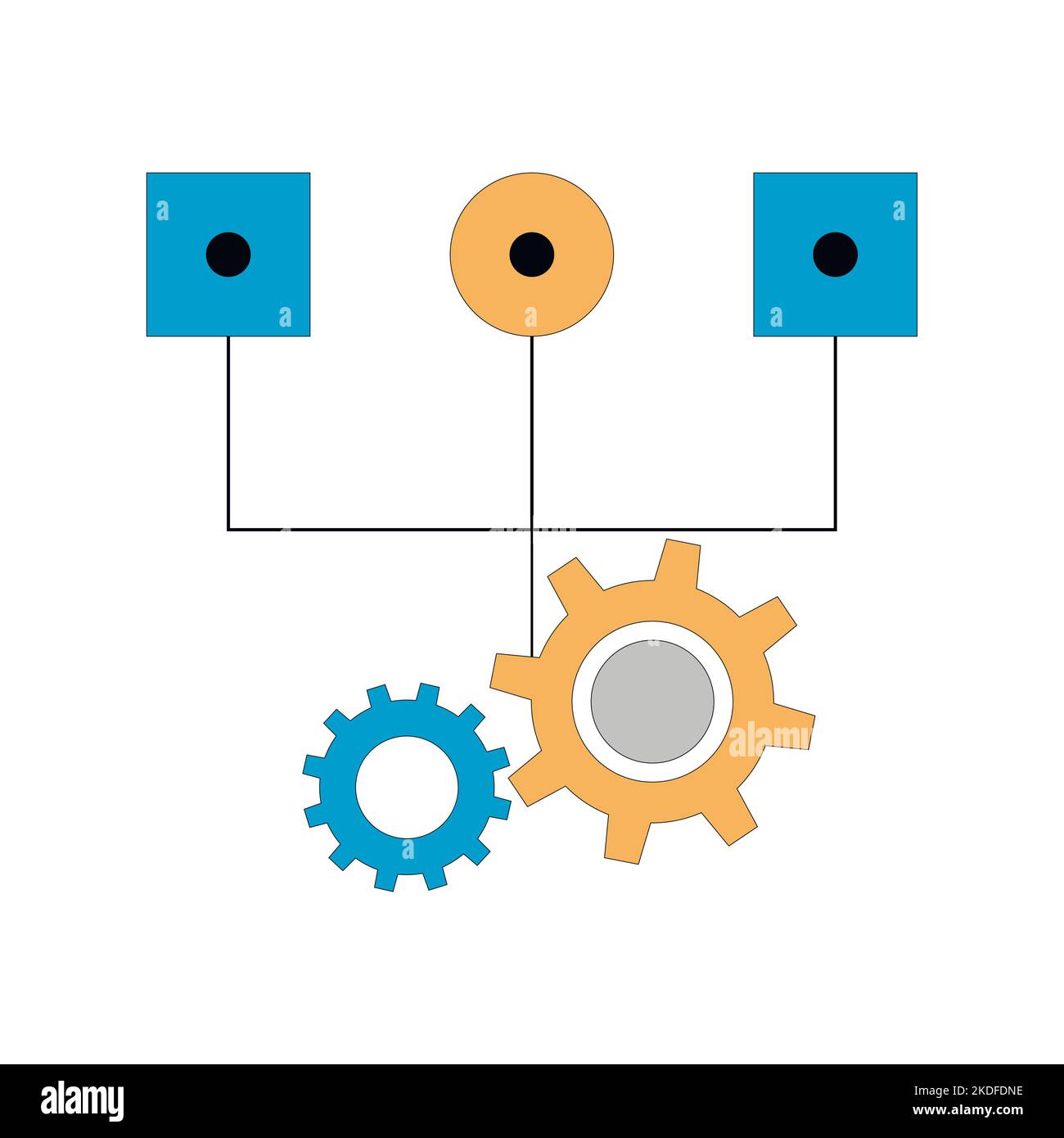 Équipe de flux de travail et processus de travail de l'entreprise ...