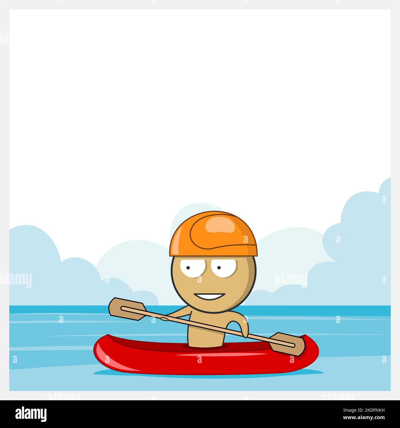 Dessin animé de kayak Banque d'images vectorielles - Page 2 - Alamy