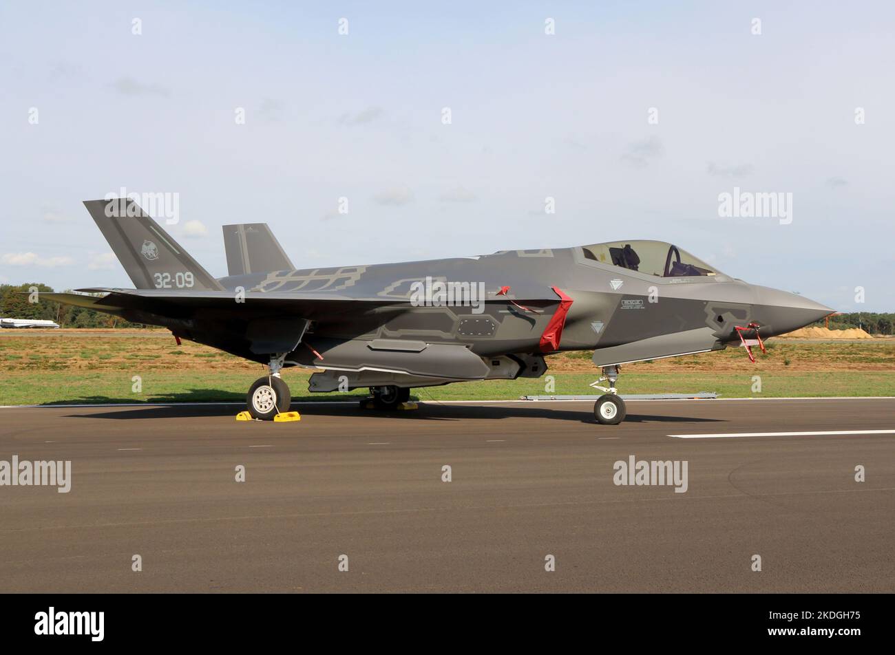 Kleine Brogel, Belgique - SEP 8 2018 : vue latérale du Lockheed Martin ...