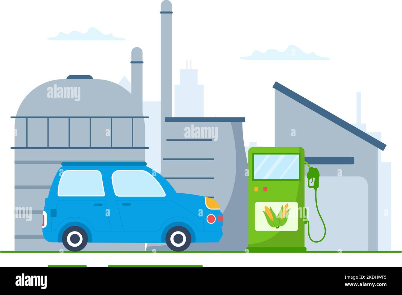 Biocarburant cycle de vie des matériaux naturels et des plantes avec ...