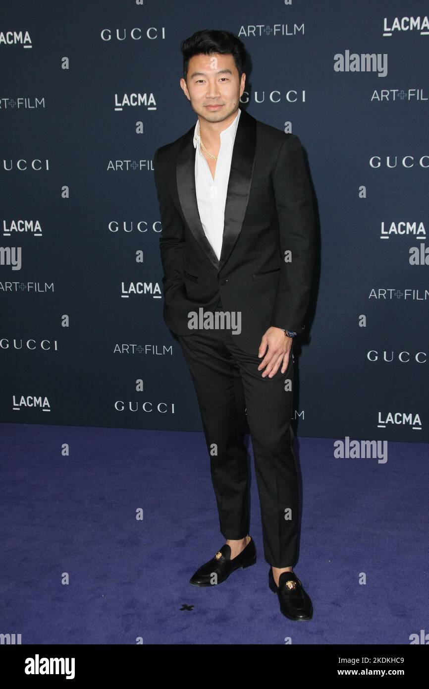 Simu Liu assiste au GALA du FILM D'ART LACMA 2022 présenté par Gucci au ...