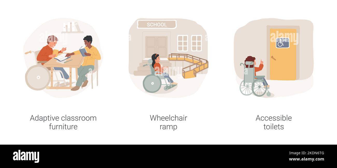 Ensemble d'illustrations vectorielles de dessins animés isolées pour un ...