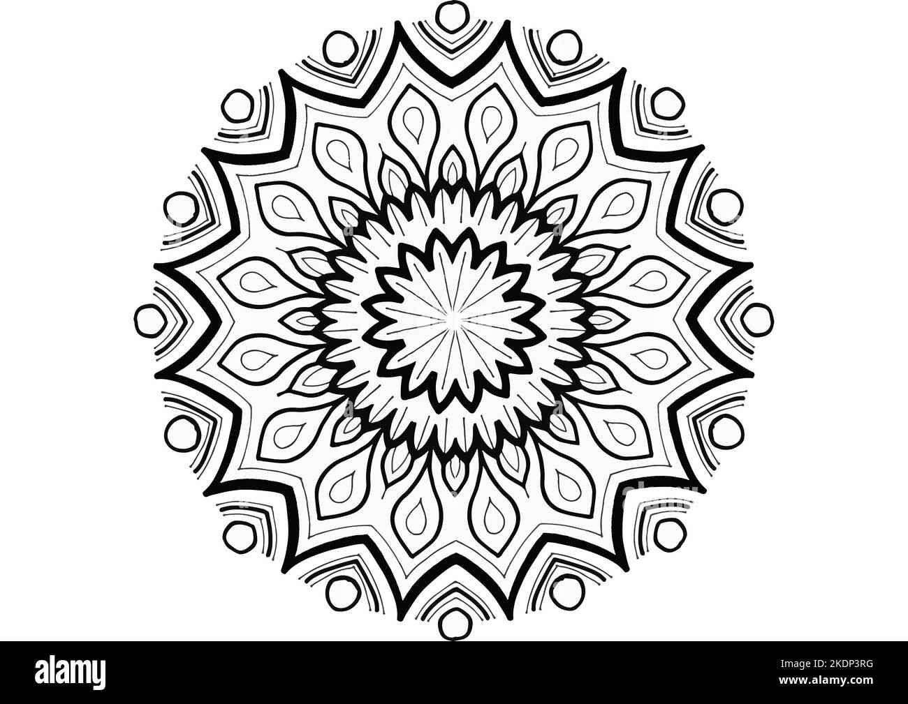 Mantra Mandala, l'art de Méditation pour adultes à colorier dessin avec ...