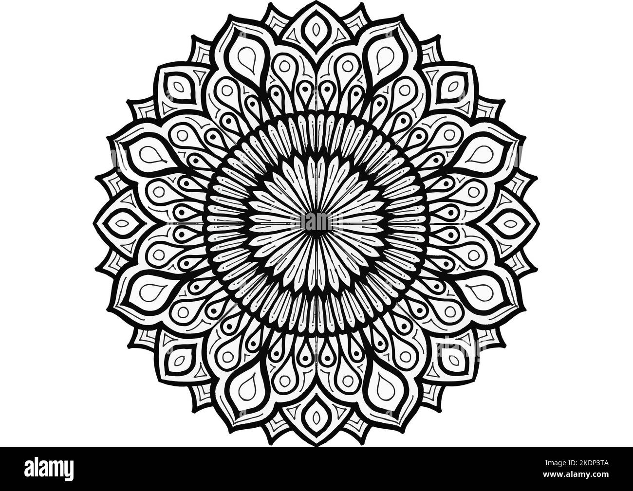 Mantra Mandala, l'art de Méditation pour adultes à colorier dessin avec ...