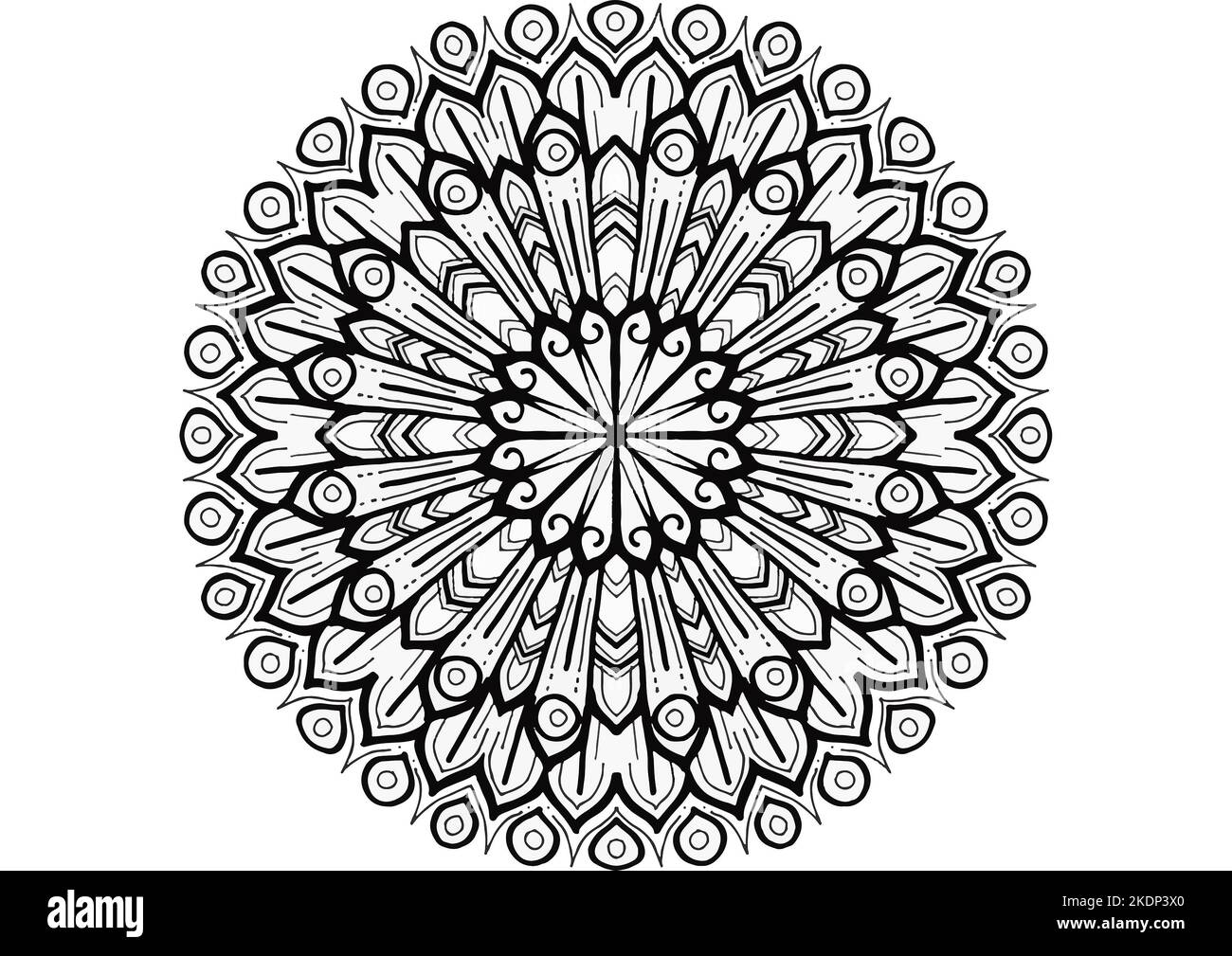 Mantra Mandala, l'art de Méditation pour adultes à colorier dessin avec ...