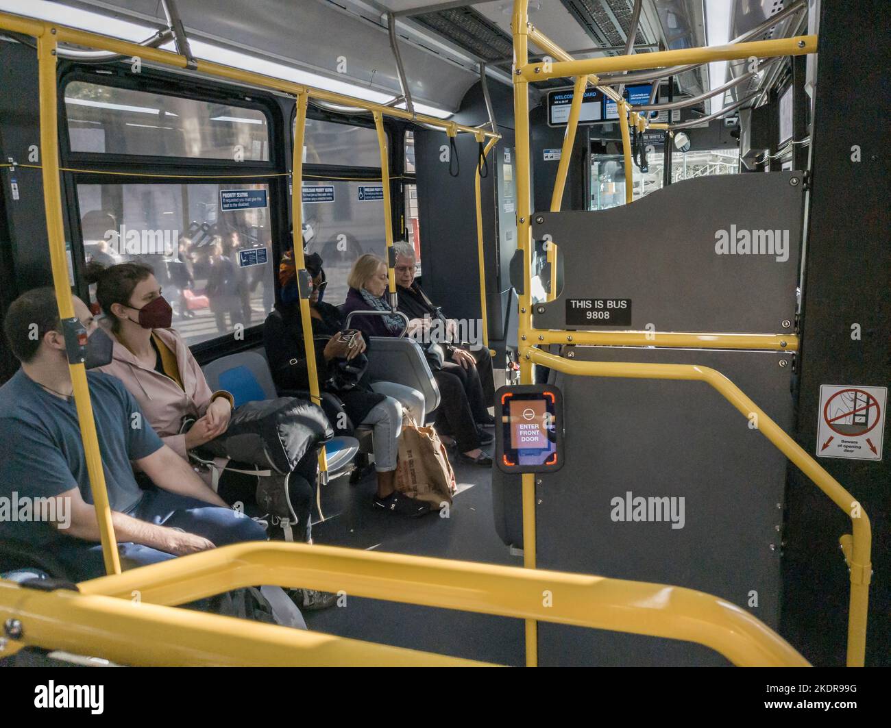 New york city public transportation m3 mta bus Banque de photographies ...