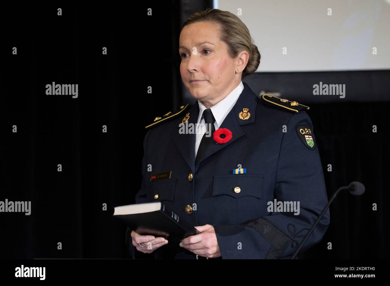 La surintendante de la PPO, Dana Earley, est assermentée à la ...