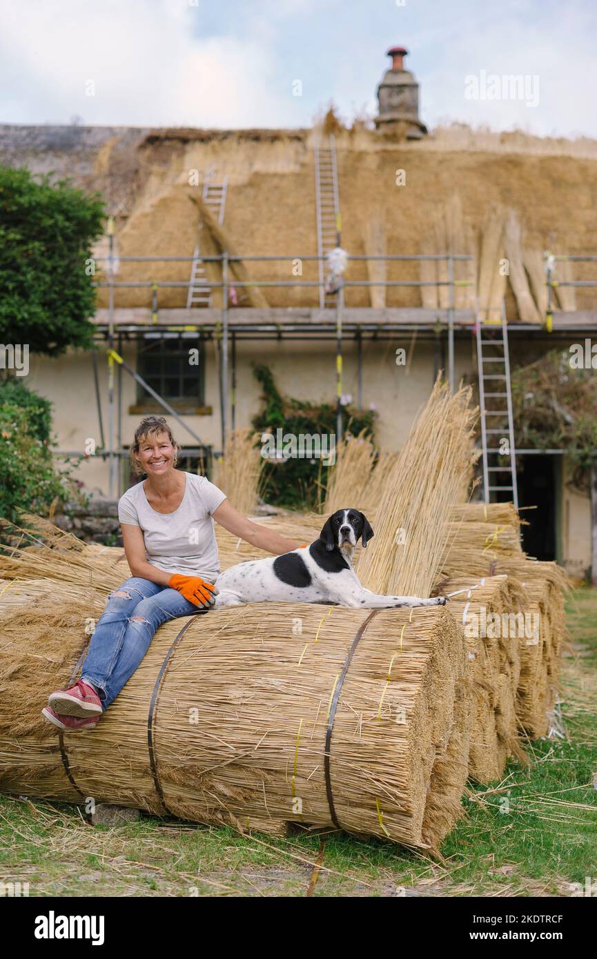 Photo de Jim Wileman - Jane Rush, photographiée à Lower Jurston Farm ...