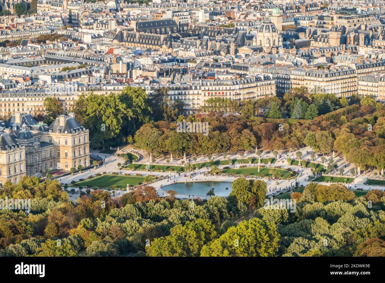 Jardins du luxembourg aérienne Banque de photographies et d’images à haute résolution - Alamy