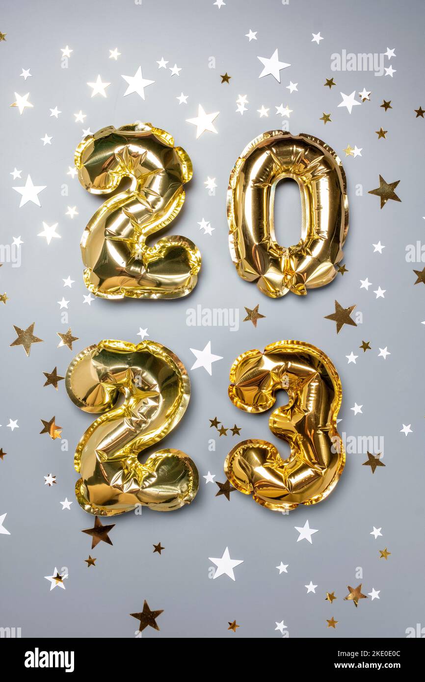 Carte de voeux de nouvel an 2023 Banque de photographies et d’images à ...