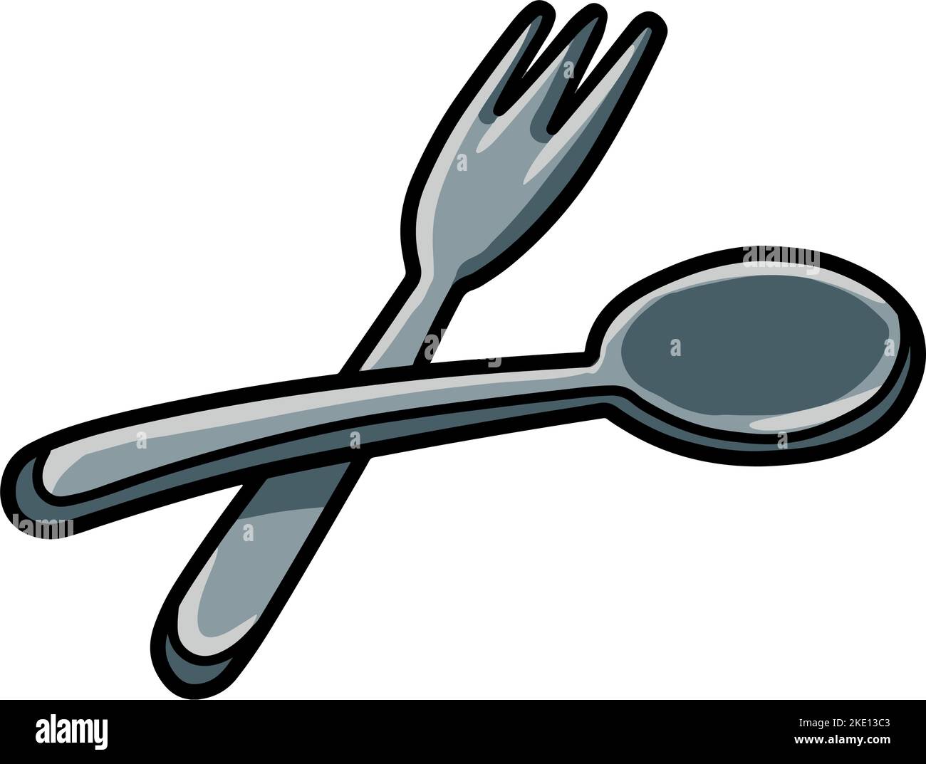 Fourchette cartoon Banque de photographies et d’images à haute ...