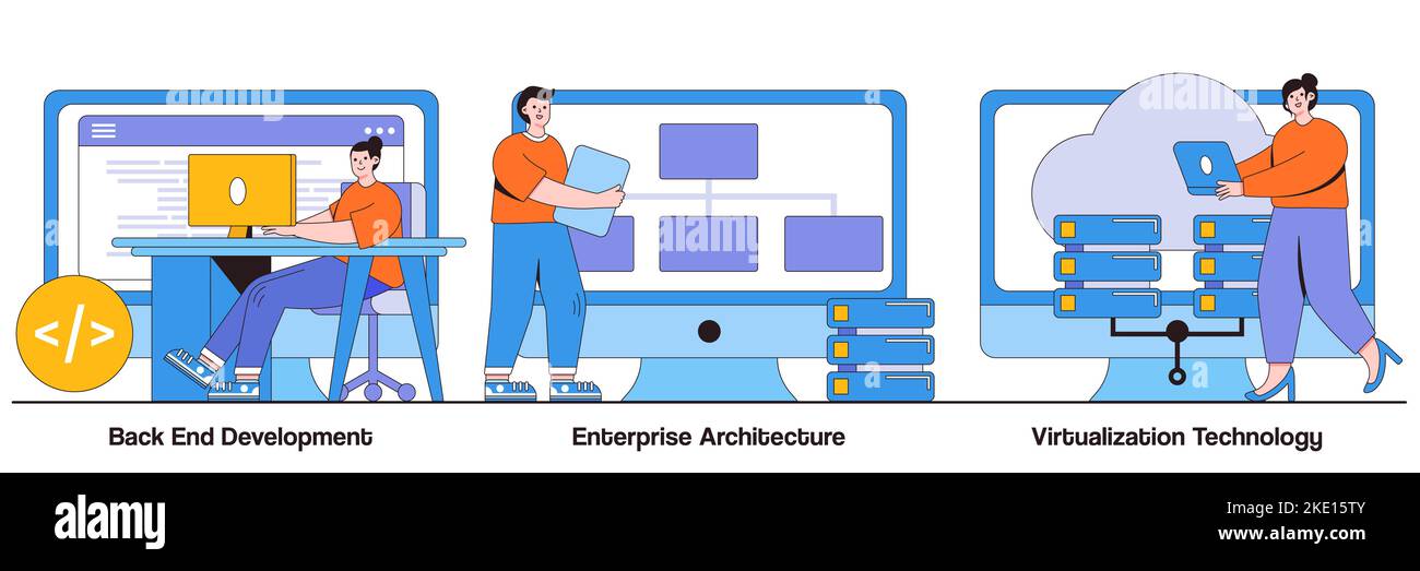 Virtualization vector vectors Banque de photographies et d’images à ...