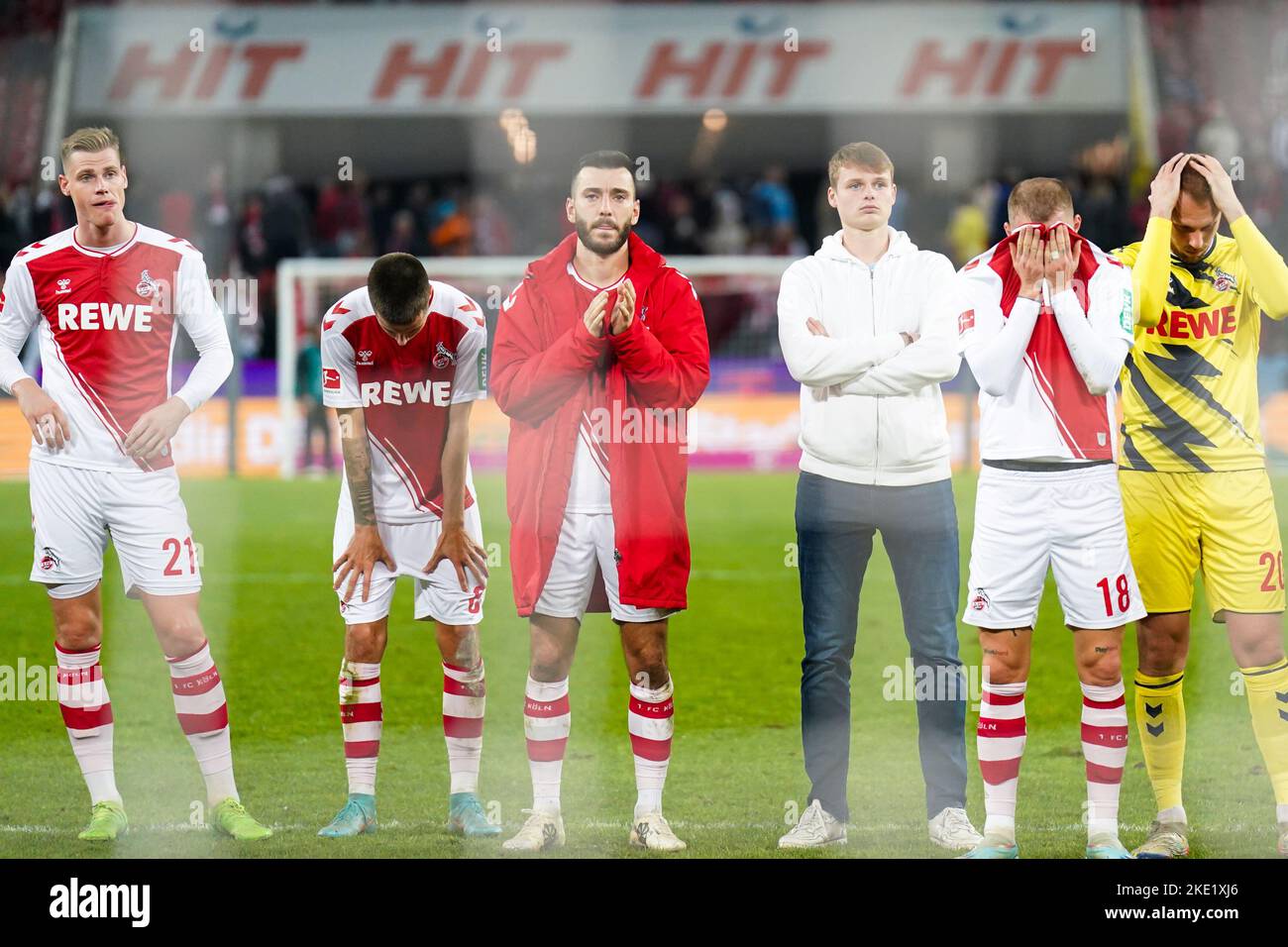 COLOGNE, ALLEMAGNE - NOVEMBRE 9: Steffen Tigges de 1. FC Koln, Denis ...