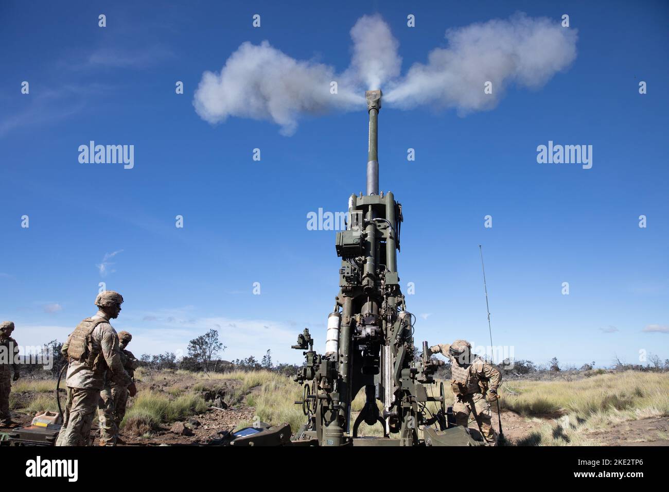 Des soldats de l'armée américaine du 3rd Bataillon, 7th Régiment d ...