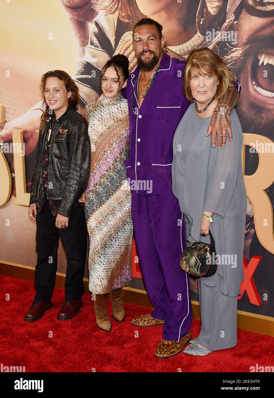 Nakoa-Wolf Manakauapo Namakaeha, Lola Iolani Momoa, Jason Momoa et Coni ...