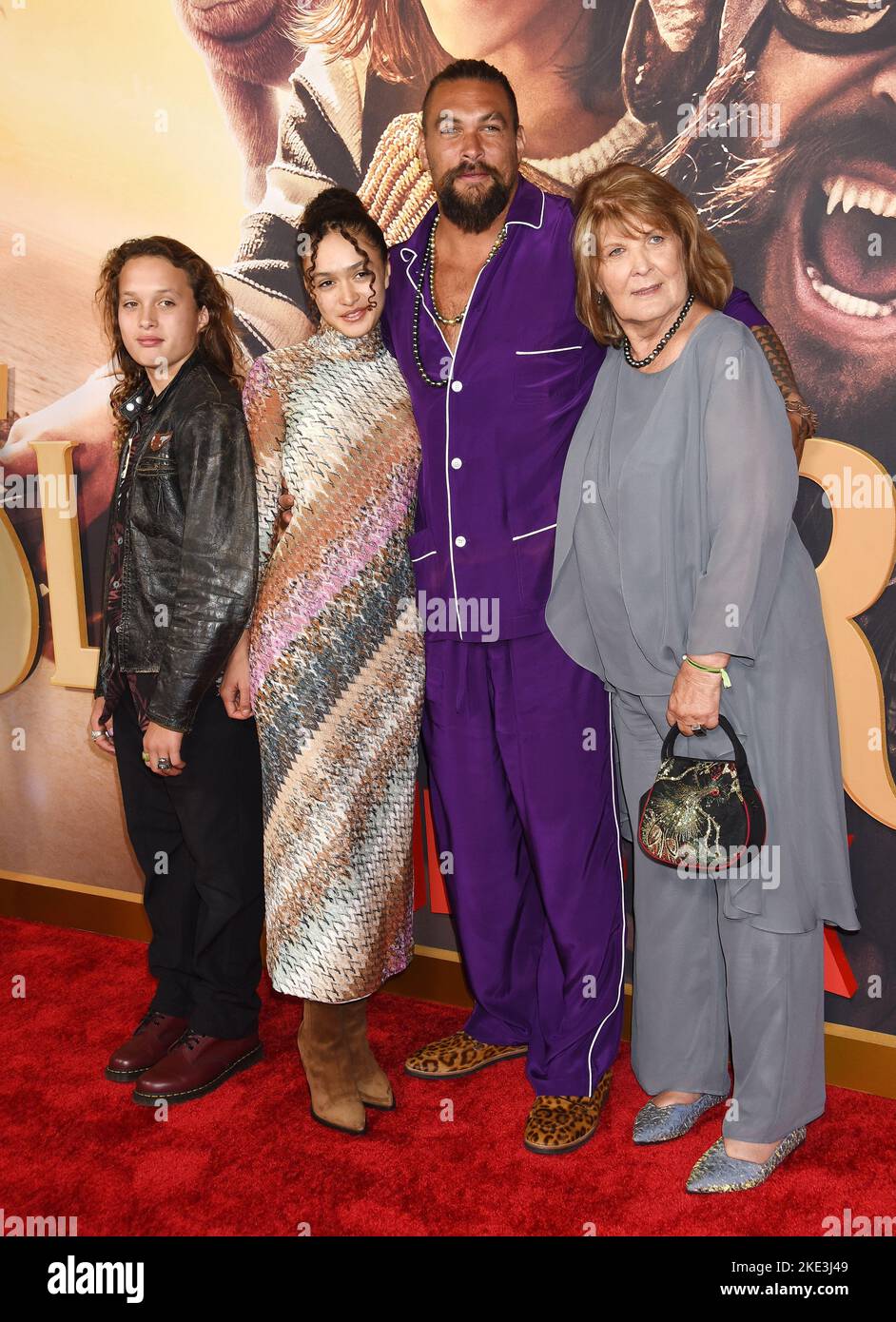 Nakoa-Wolf Manakauapo Namakaeha, Lola Iolani Momoa, Jason Momoa et Coni ...