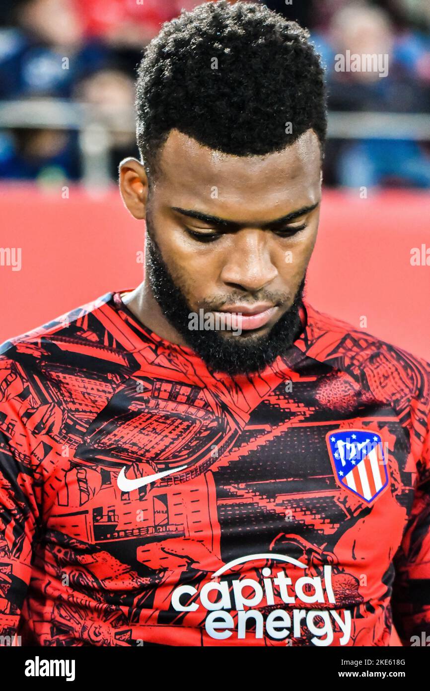 MALLORCA, ESPAGNE - NOVEMBRE 9: Thomas Lemar de l'Atlético de Madrid se ...