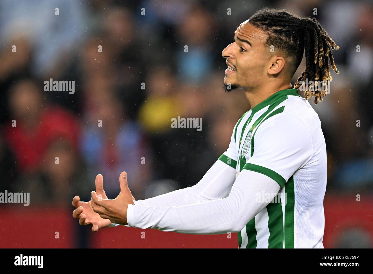 TRABZON - Samy Mmaee de Ferencvaros TC pendant le match de l'UEFA ...